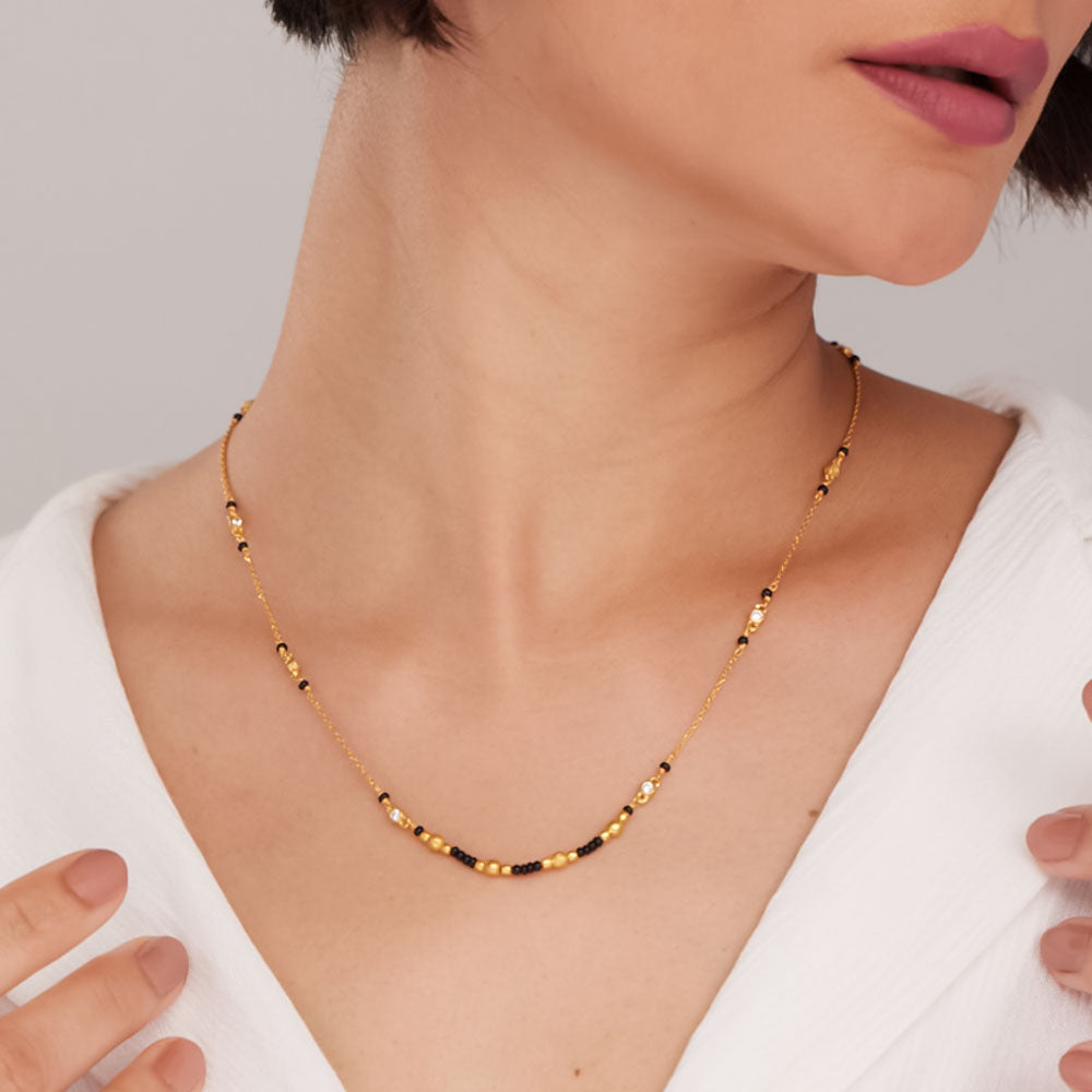 Divya Diamond Mangalsutra – PALMONAS