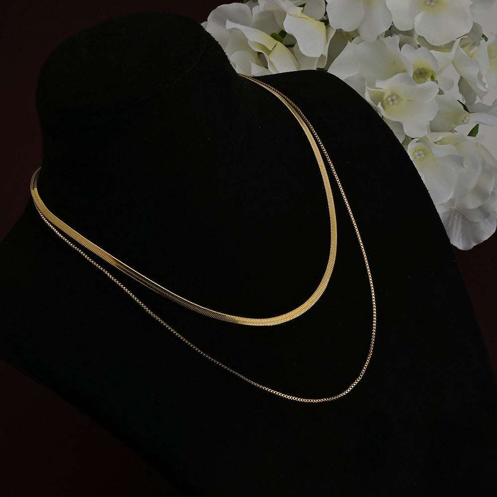 Buy Double Chain Delight Necklace online- Palmonas – PALMONAS