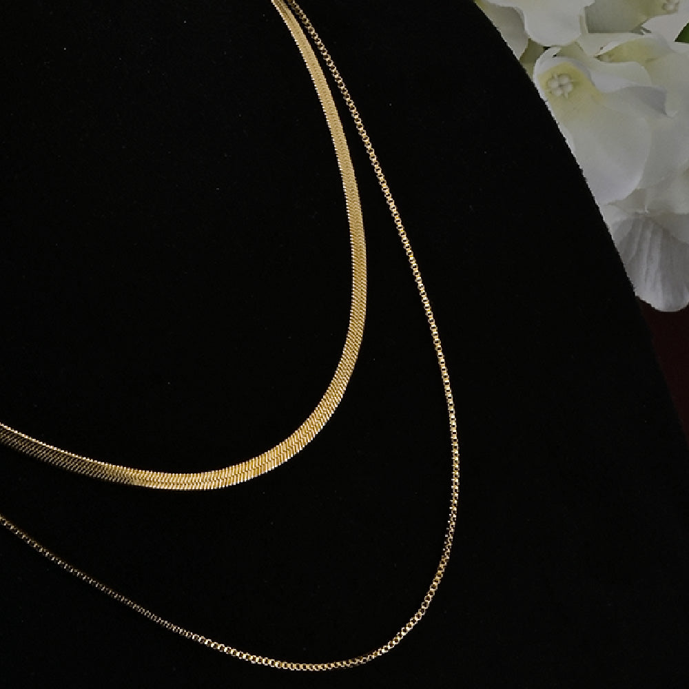 Buy Double Chain Delight Necklace online- Palmonas – PALMONAS