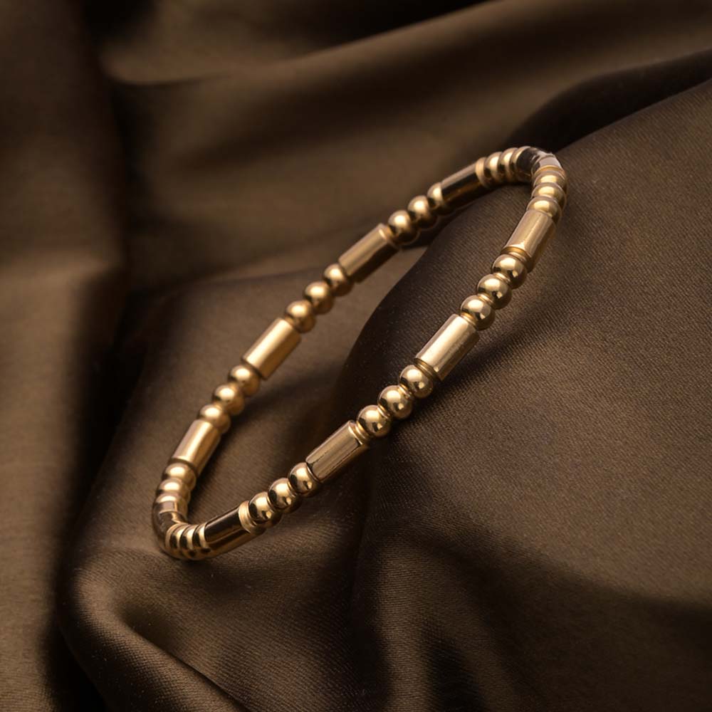 Golden Stream Bangle Bracelet – PALMONAS