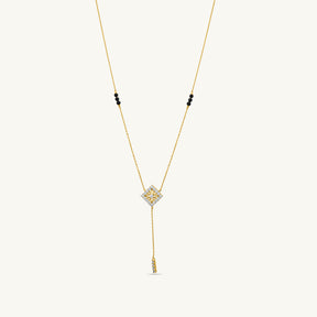 Buy Anika Diamond Mangalsutra | Gold Vermeil – PALMONAS