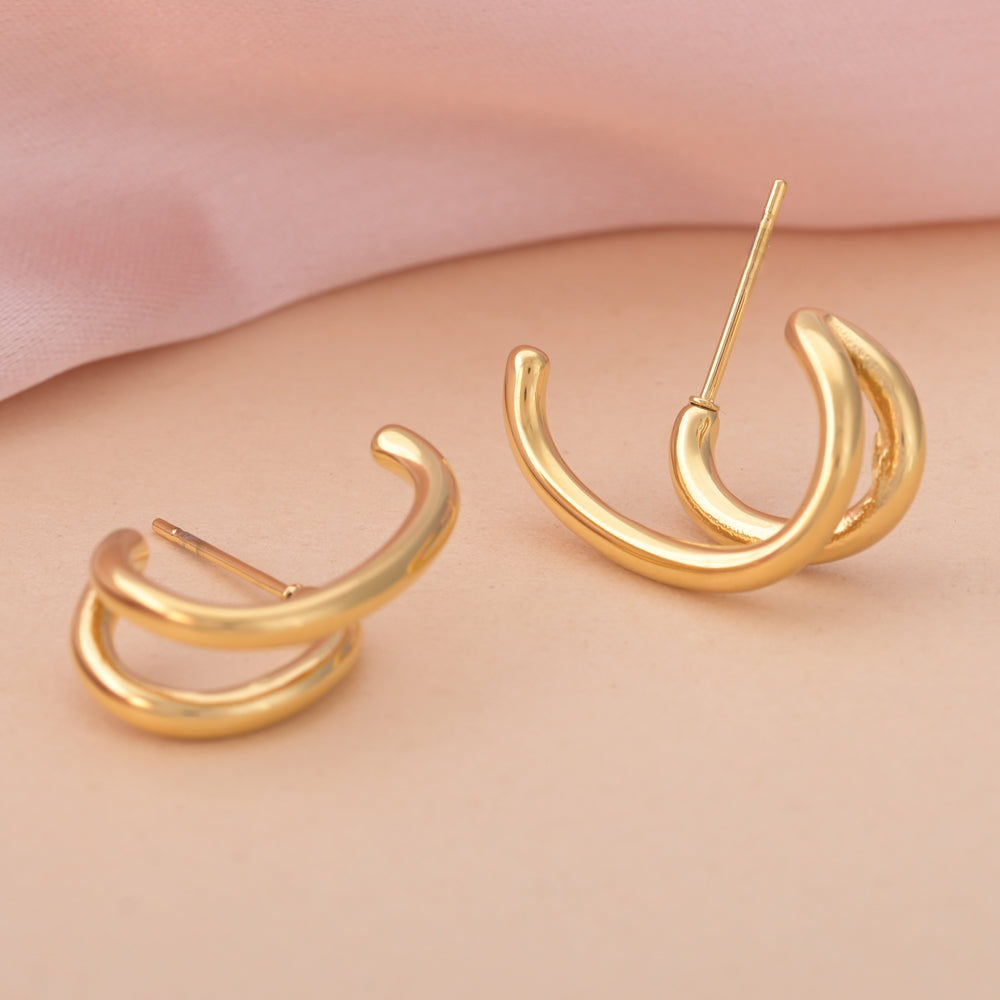 Buy Lobe Hoops online- Palmonas – PALMONAS