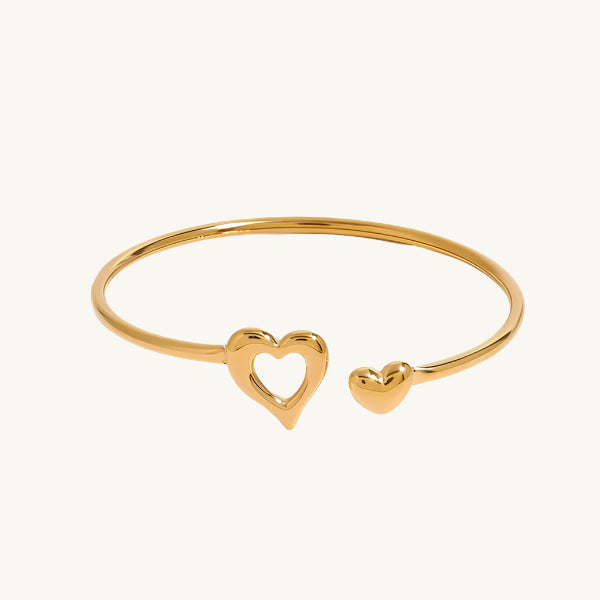 Open Heart Cuff Bracelet – PALMONAS
