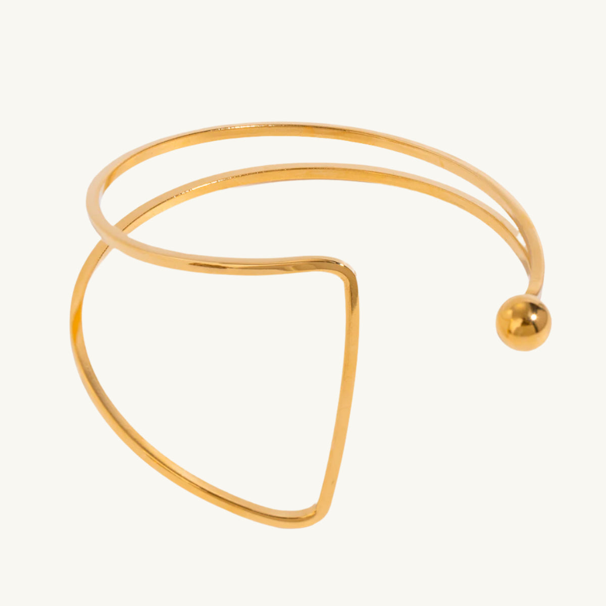 Stylish Triangle Cuff Bracelet – PALMONAS