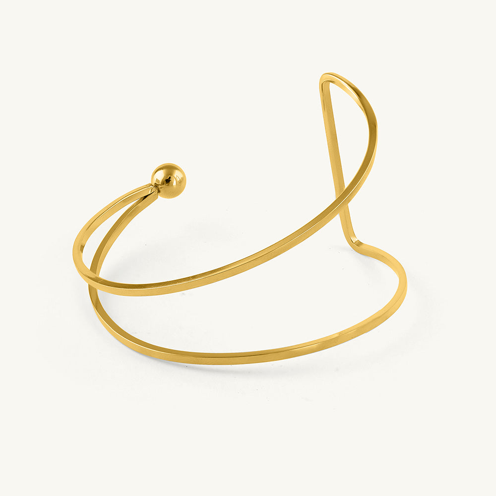 Stylish Triangle Cuff Bracelet – PALMONAS