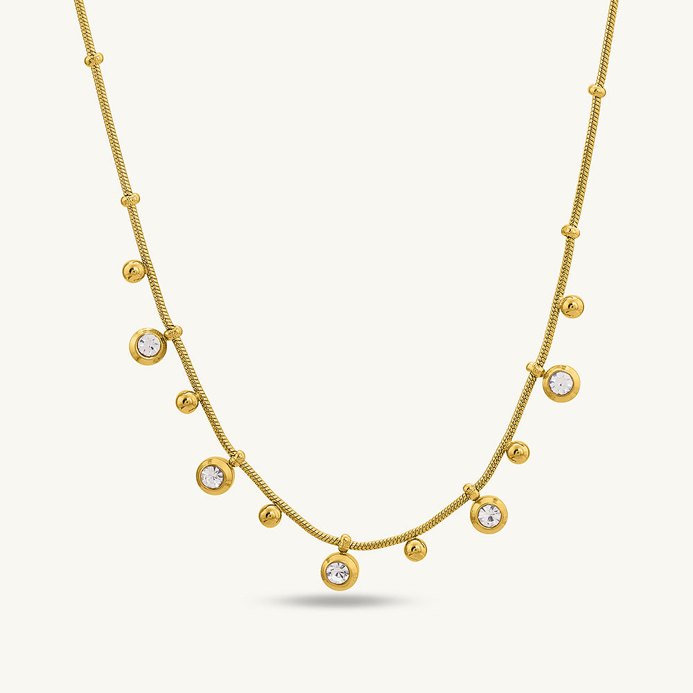 Shimmering Diamond Chain Necklace – PALMONAS
