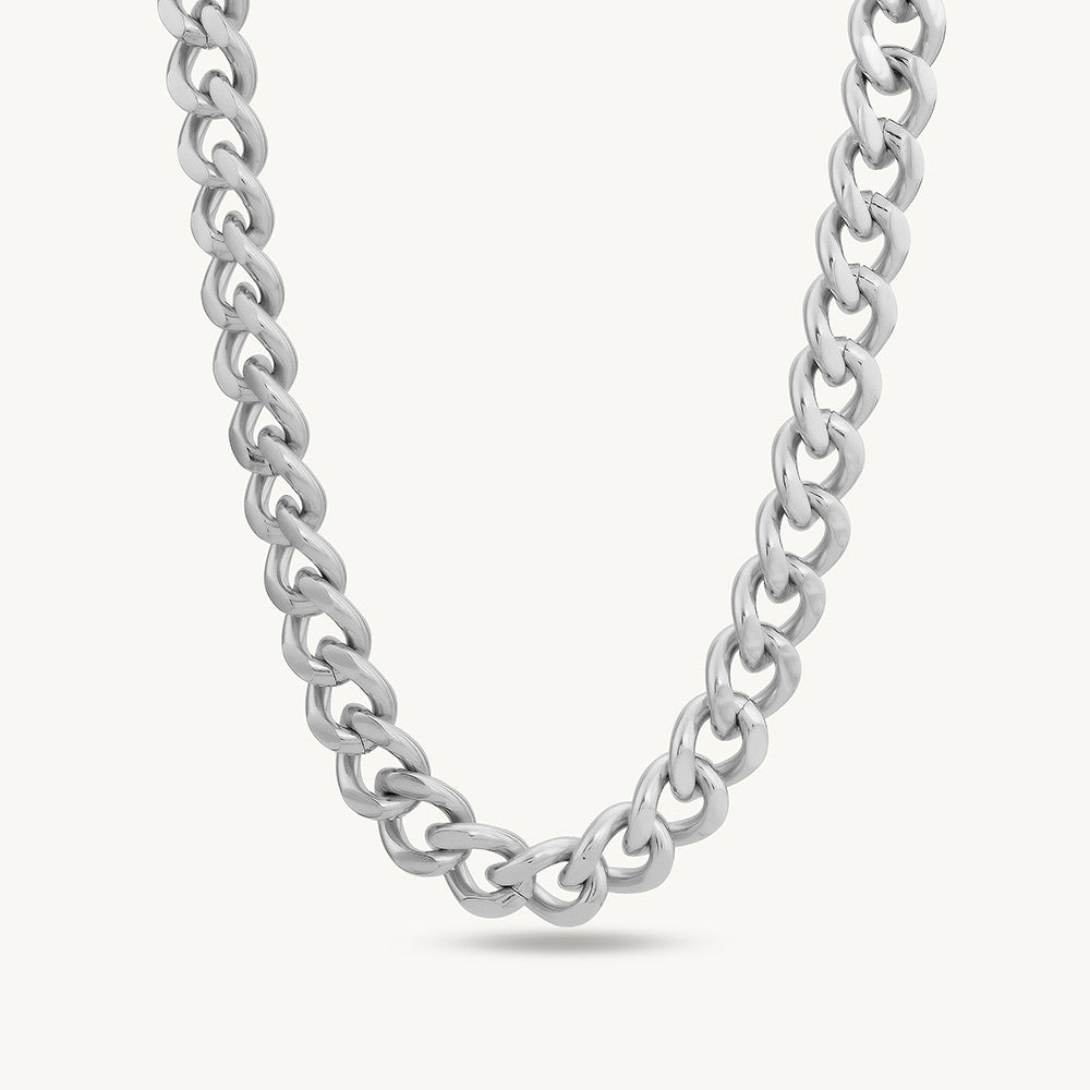 Silver Lining Statement Chain Necklace – PALMONAS