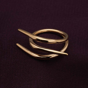 Statement WhirlWind Gold Ring – PALMONAS