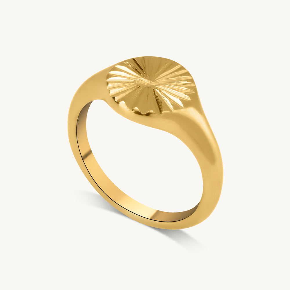 Buy Sunshine Beauty Ring- 18k Gold Plated online- Palmonas – PALMONAS