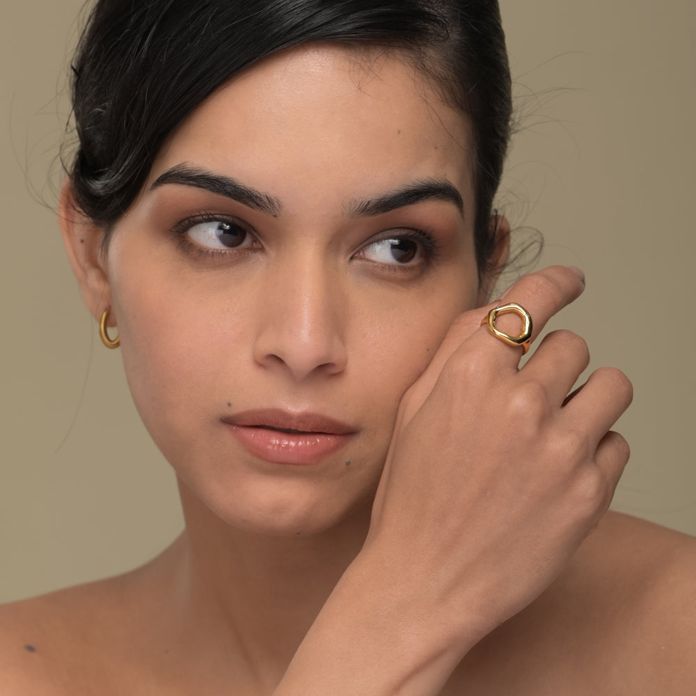 Buy The Wave Circle Ring online- Palmonas – PALMONAS