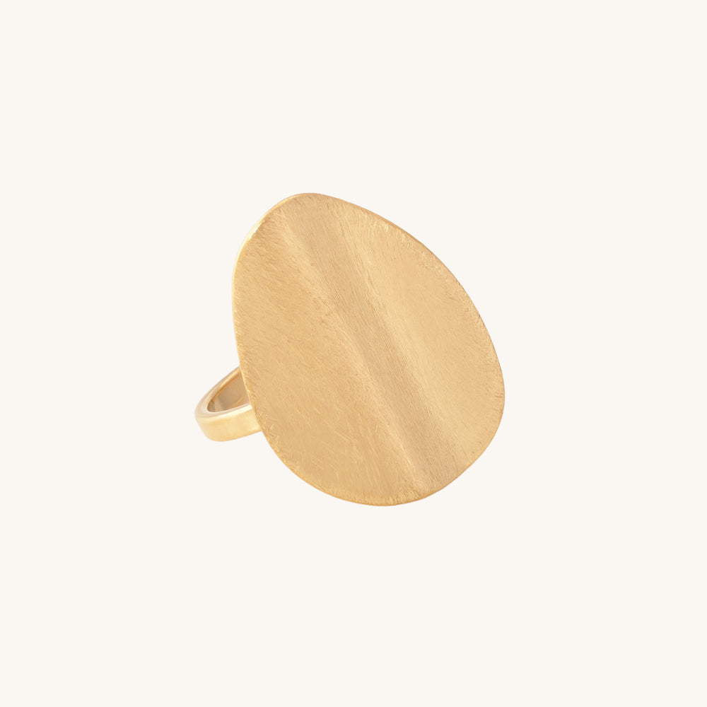Buy Plain Polished Ring- 18k Gold Plated online- Palmonas – PALMONAS