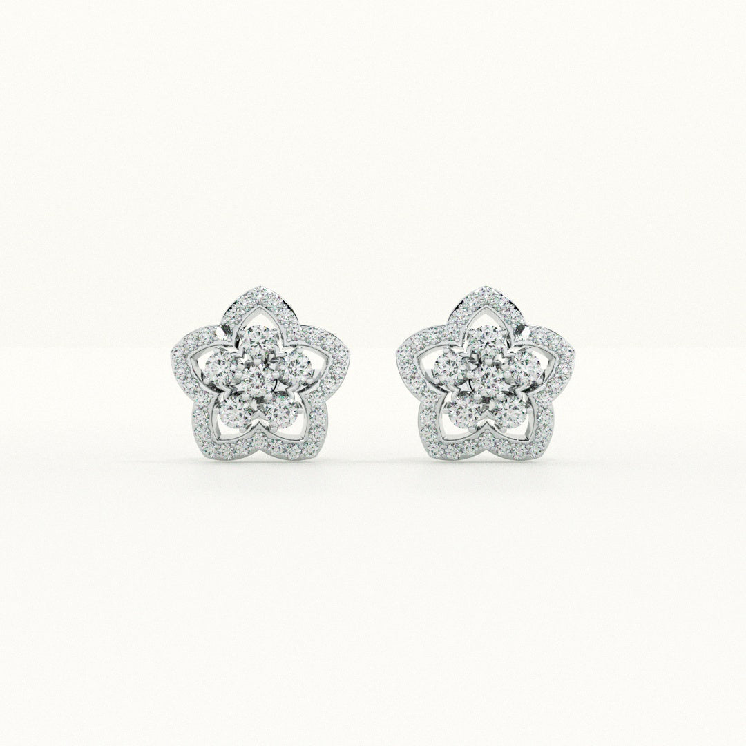 Frozen Stardust 925 Sterling Silver Studs – PALMONAS
