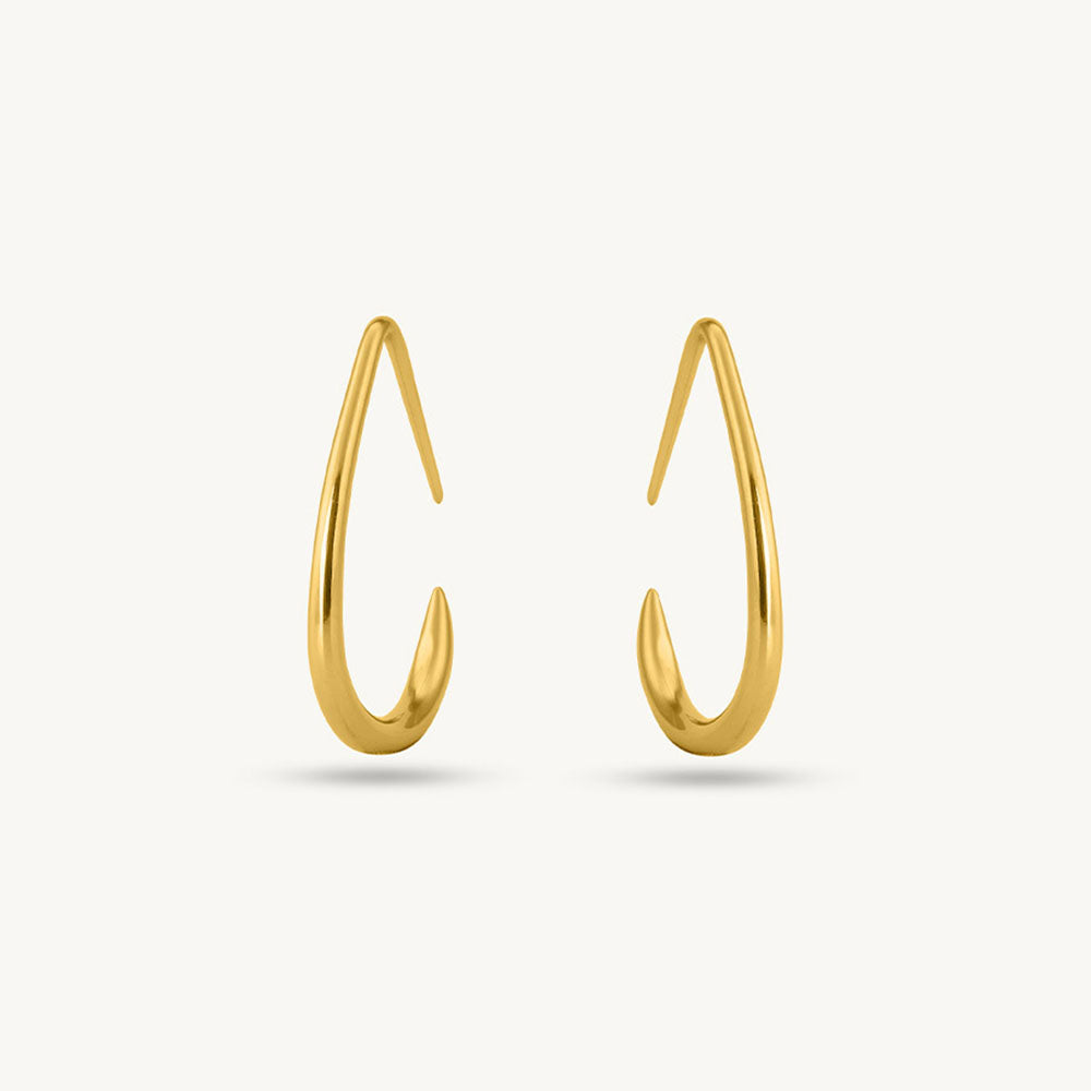 Halo Bend Hoops – PALMONAS