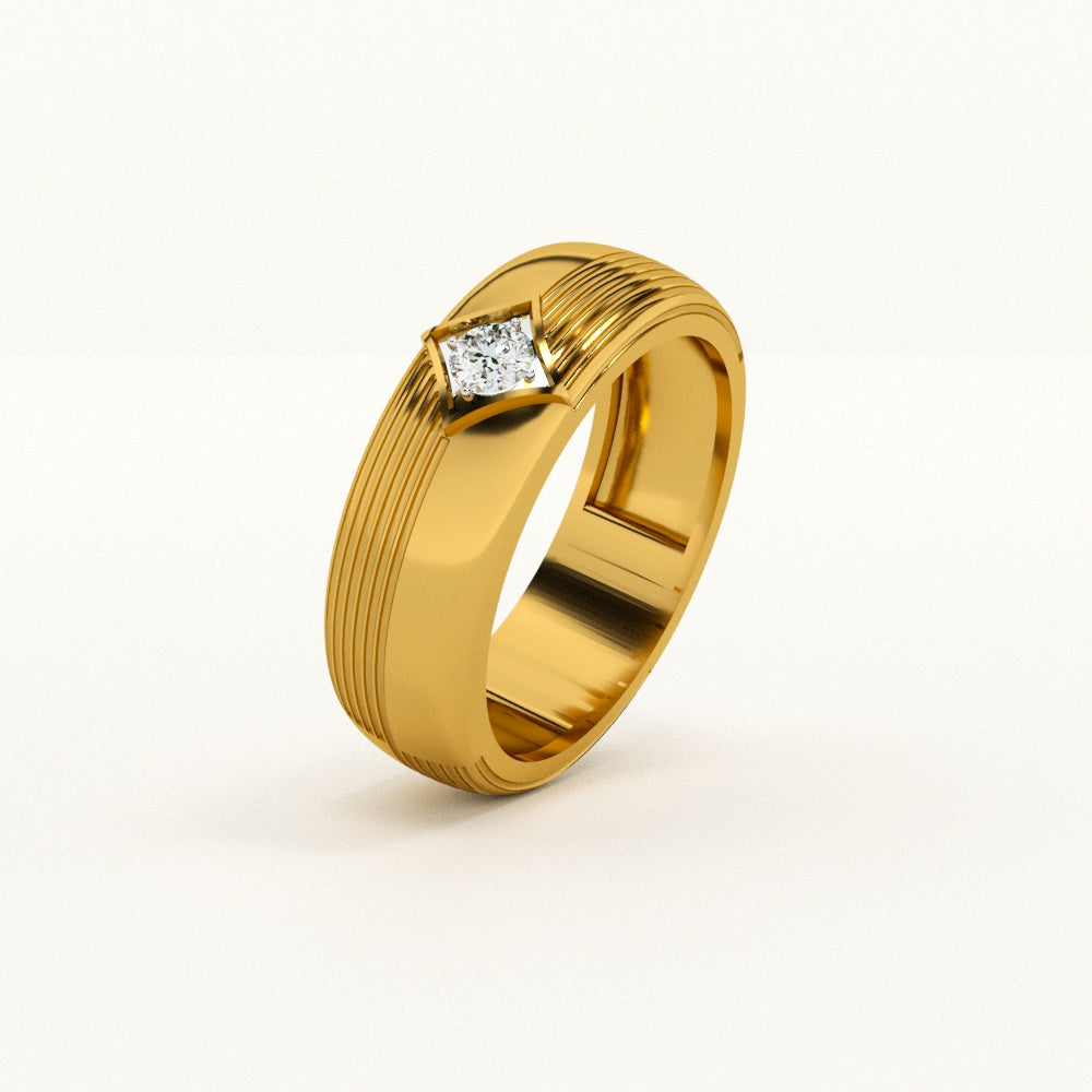 Promise in Gold Signature Ring – PALMONAS