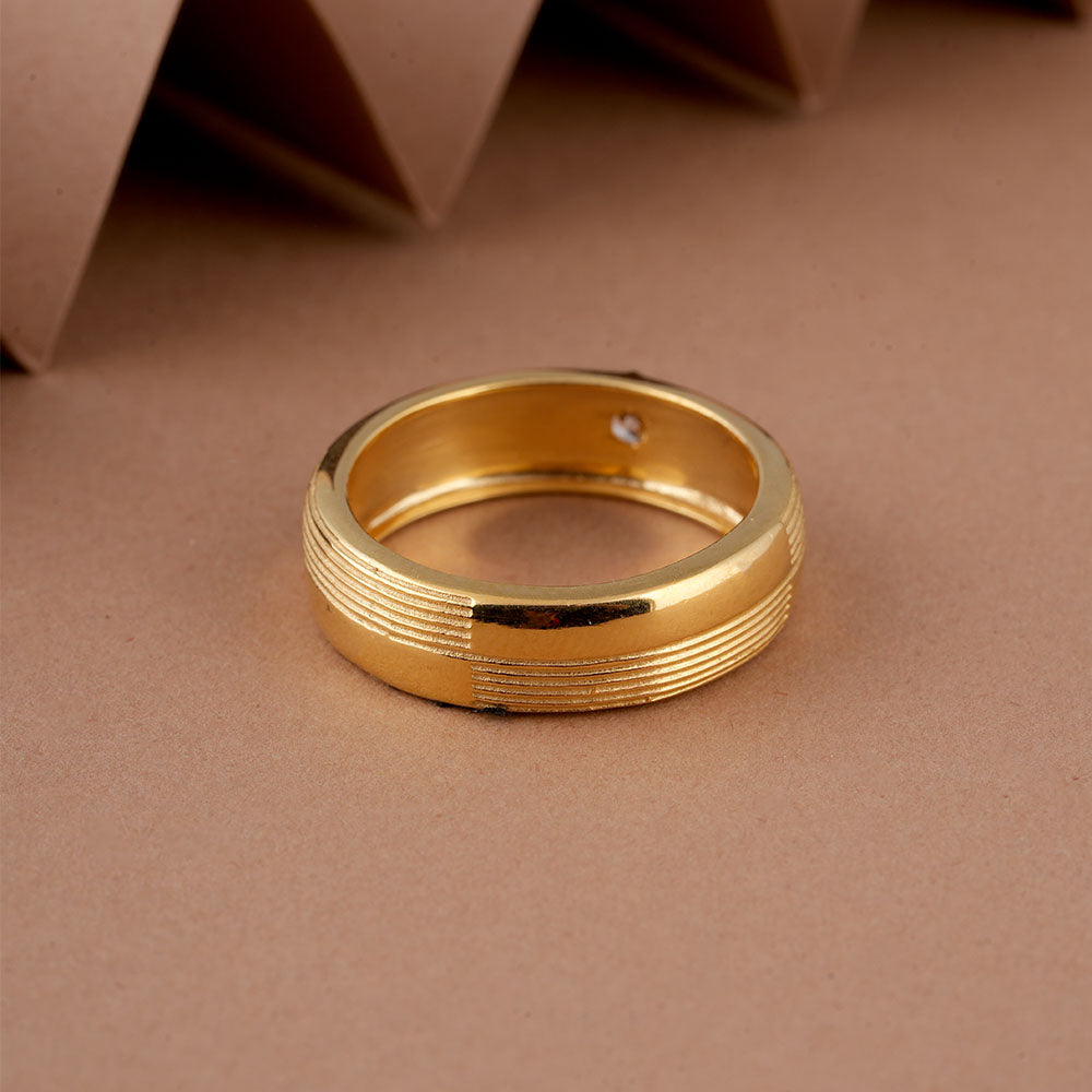 Promise in Gold Signature Ring – PALMONAS